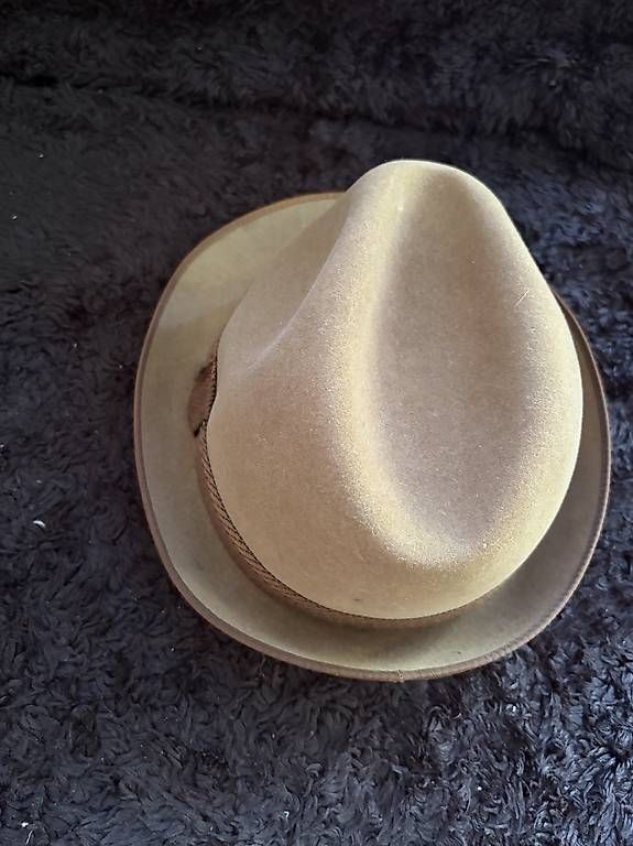 Cappello Fedora Vintage in Feltro Color Cammello (Gebraucht) in Davesco ...