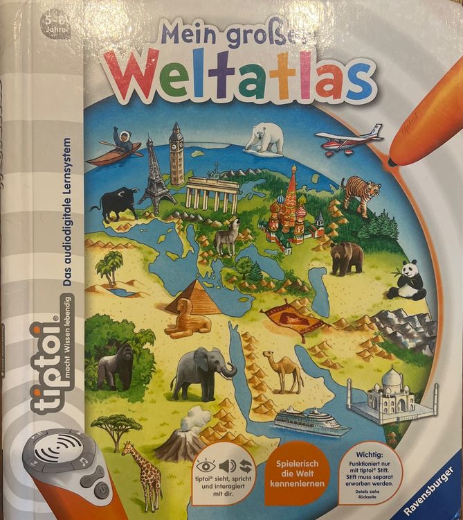 Ravensburger TipToi Buch Mein grosser Weltatlas (Gebraucht) in Wollerau ...