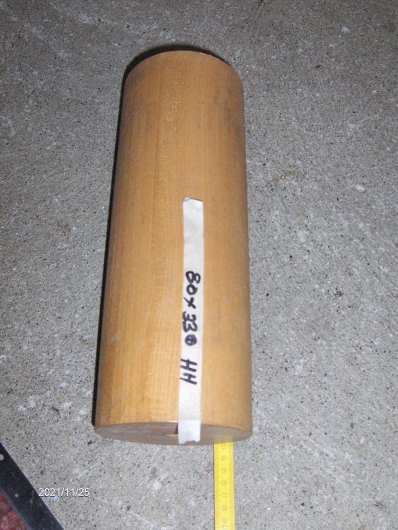 Holz Stab Rundholz Massiv verleimt / Holz Box / Holz Würfel (Neu ...