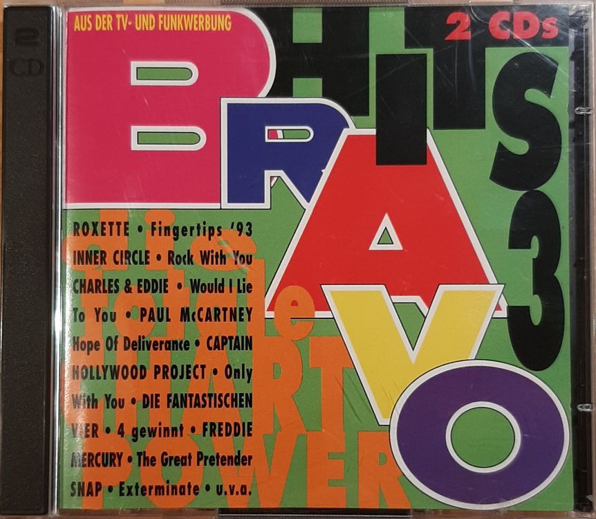 Bravo Hits 3, Doppel CD, Hit Compilation 1993, Sampler (Gebraucht) in ...