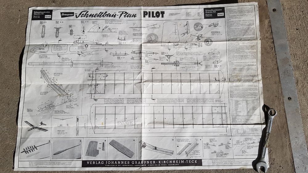 Bauplan Graupner Pilot (Gebraucht) in Seewis-Pardisla für CHF 10 – mit ...