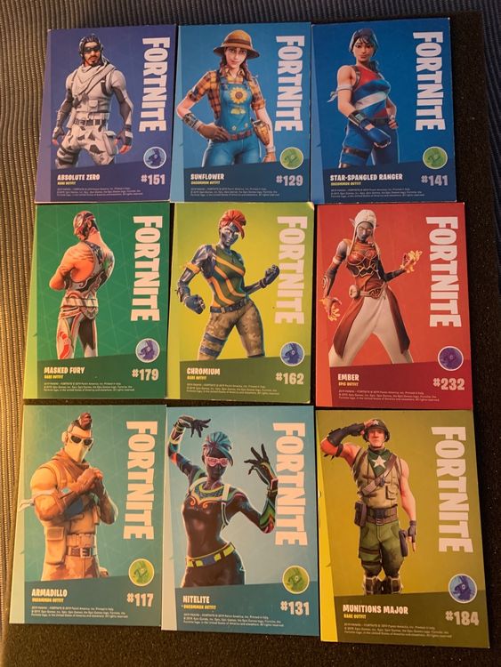 9 Fortnite Karten. (Gebraucht) in Basel für CHF 8 – mit Lieferung auf ...