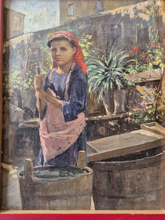 Tableau ancien "jeune bohémienne " à restaurer orientaliste (Gebraucht) in Tramelan für CHF 45 ...