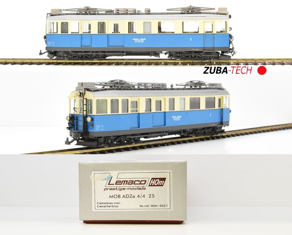 Lemaco H0m-022/1 E-Triebwagen der MOB H0m GS mit OVP (Neu (gemäss Beschreibung)) in St. Gallen ...