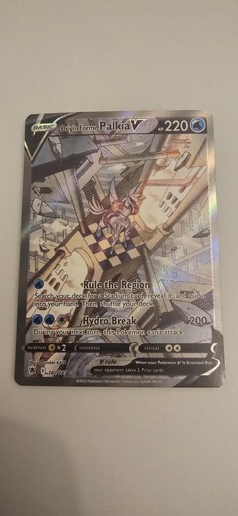 Carte Pokémon Origin Forme Palkia V Full art (Neu (gemäss Beschreibung)) in Cointrin für CHF 35 ...
