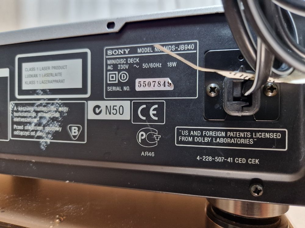 Sony MDS-JB940 (Defekt) in Arbon für CHF 122 – nur Abholung auf Ricardo ...