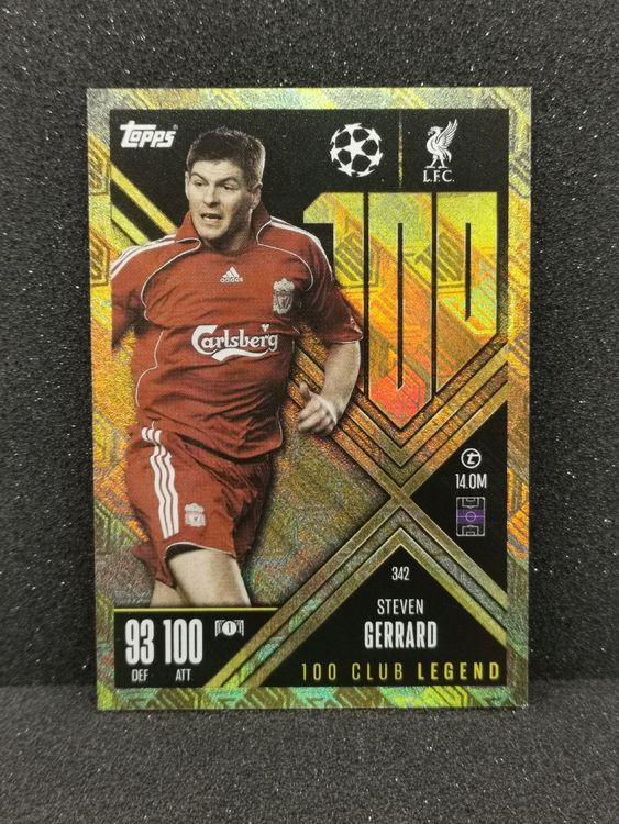 Match attax Extra 2024 /25 Steven Gerard 100 club (Gebraucht) in ...