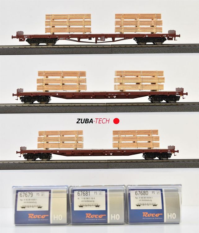 Roco 3x Rungenwagen der FS H0 GS mit OVP (Gebraucht) in St. Gallen für CHF 51 – mit Lieferung ...