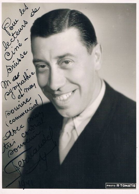 Fernandel 1903-71 Autogramm signiert Vintage Foto 19x24cm (Gebraucht ...