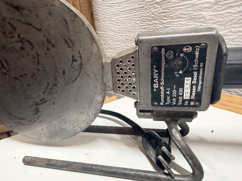 Appareil à souder le plastique BARY - Vintage, Suisse (Gebraucht) in ...