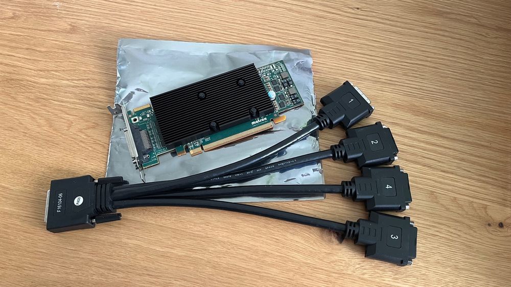Matrox M9140-E512LAF Grafikkarte GPU 4x DVI Output (Gebraucht) in Rüti ...