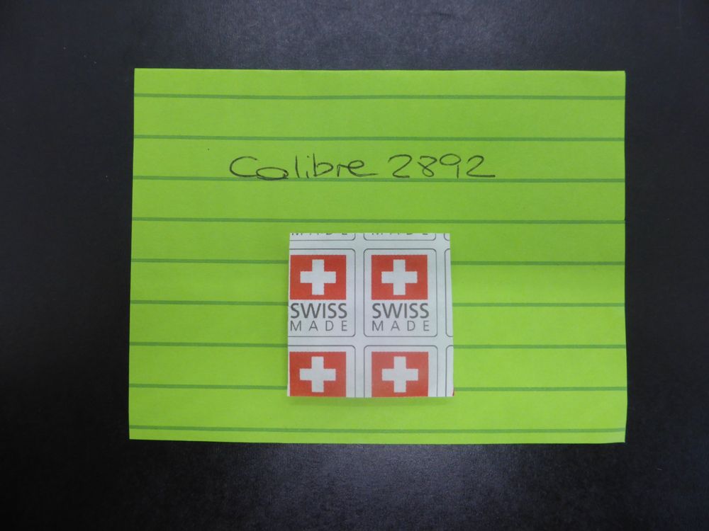 Ressort de barillet pour calibre 2892 Swiss Made (D'occasion) à ...