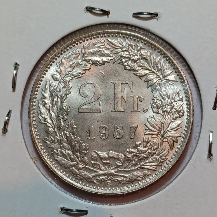 2 Franken 1957 stgl | Kaufen auf Ricardo