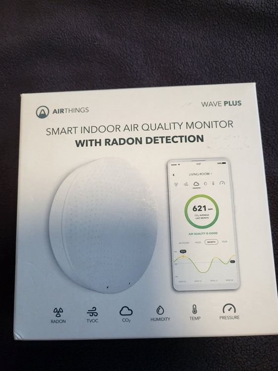 Wave Plus Smart indoor air quality Monitor (Neu und originalverpackt ...