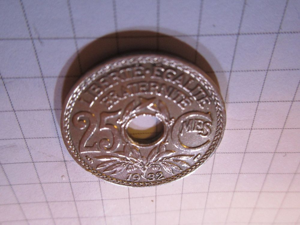 Münze Frankreich 25 Cmes 1932 Liberte Egalite (Gebraucht) in Frick für ...