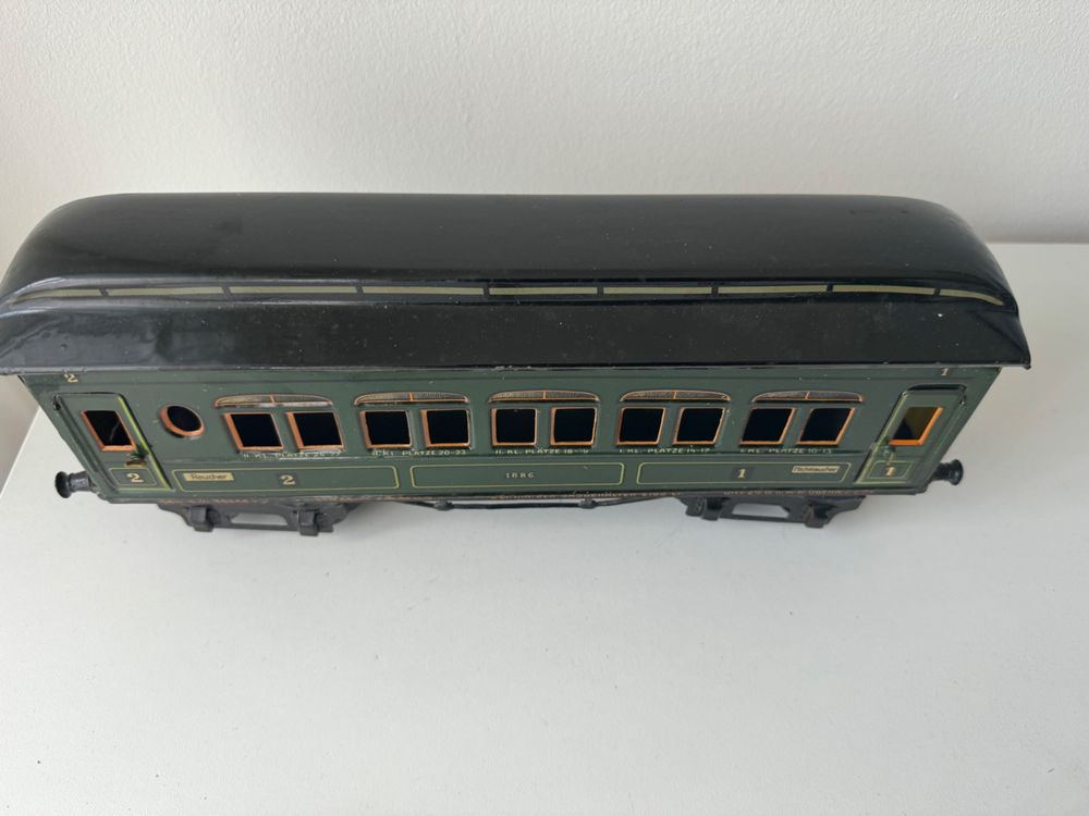 Märklin - Personenwagen, 1886, grün "alte Serie" - Spur 1 | Comprare su ...