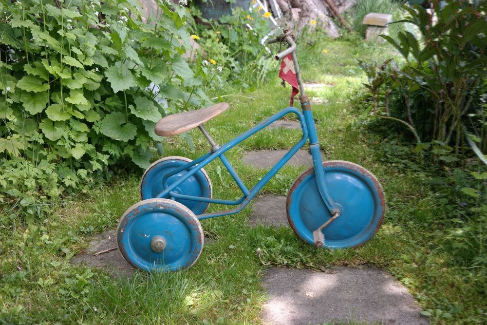 altes Dreirad blau 40er 50er Jahre (Gebraucht) in Opfertshofen SH für ...