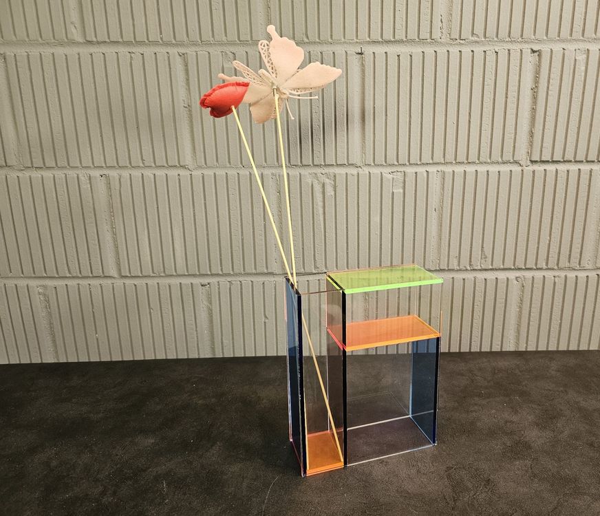 Mondri Vase PO-401, Piet Mondrian: Vase "Neon Mondrian" MoMa (Gebraucht ...