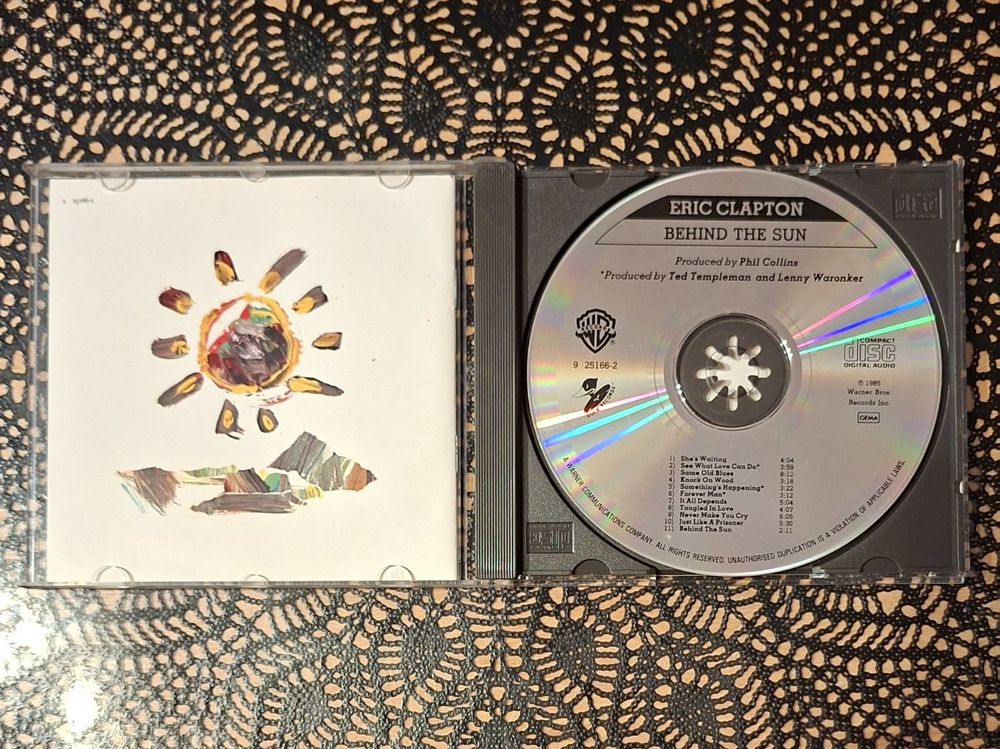 Eric Clapton - Behind The Sun, UK Blues CD Album 1985 (Gebraucht) in ...