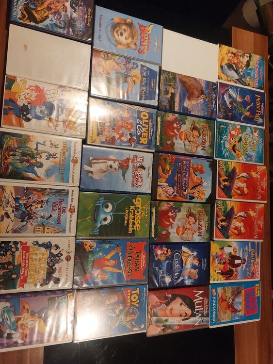 28x Walt Disney VHS Kasetten (Gebraucht) in Vilters für CHF 15 – mit Lieferung auf Ricardo kaufen