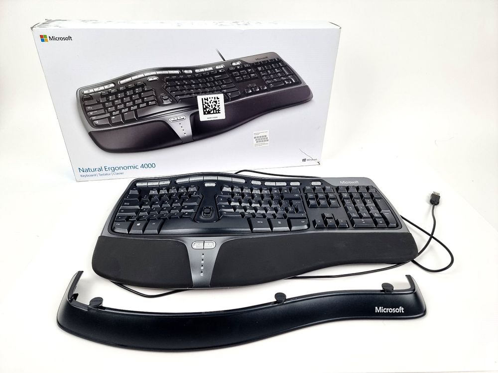 Keyboard Microsoft Natural Ergonomic 4000 | Kaufen auf Ricardo
