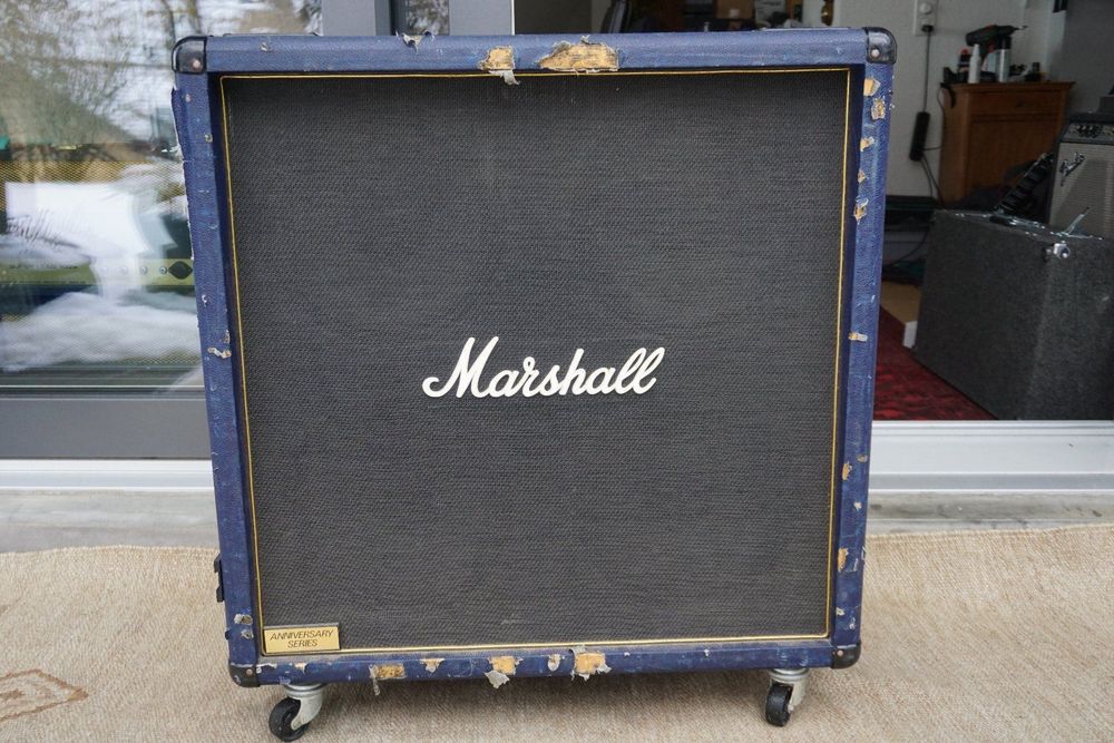 Marshall 4x12 Anniversary Box blau 1992 (Gebraucht) in Ortschwaben für ...