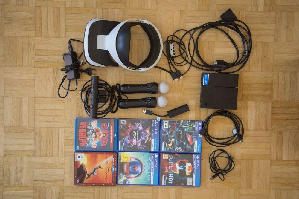 PlayStation VR / PSVR + camera + 2 x PS Move + games | Kaufen auf Ricardo