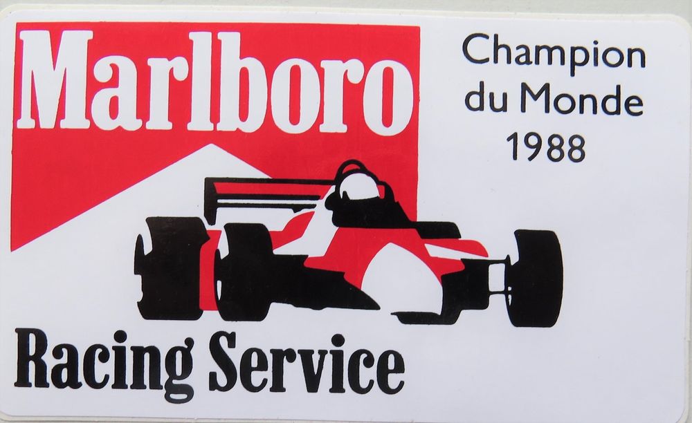 Sticker Marlboro F1 Weltmeister 1988 | Kaufen auf Ricardo