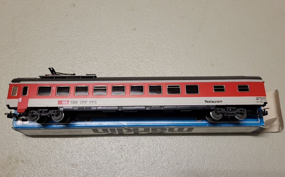 Märklin H0 4125, SBB CFF FFS EW IV Speisewagen WR in OVP (Gebraucht) in Roggwil BE für CHF 20 ...