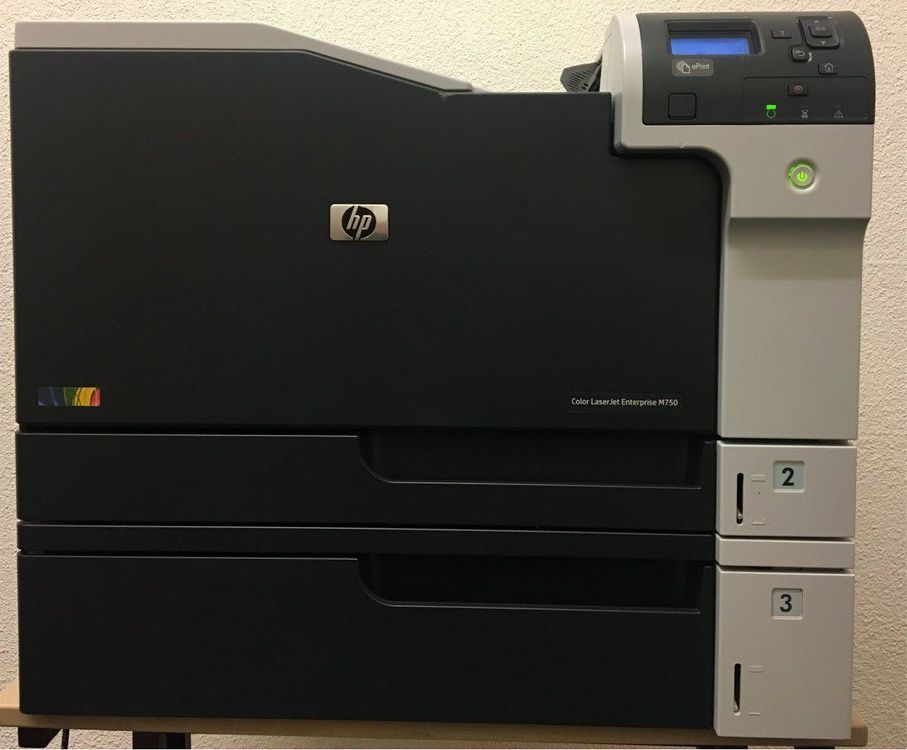 HP Color LaserJet Enterprise M750dn, wie neu/Top Gelegenheit (Gebraucht ...