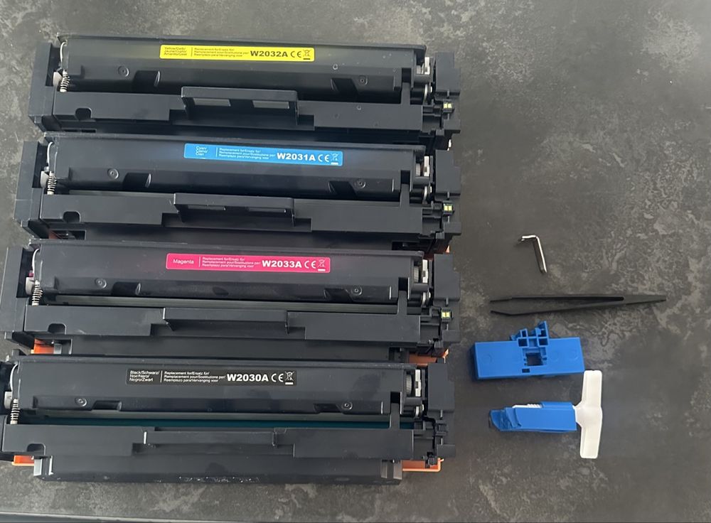 HP LaserJet Farbtoner W2030A-W2033A, voller Satz, Top Zustan | Kaufen ...