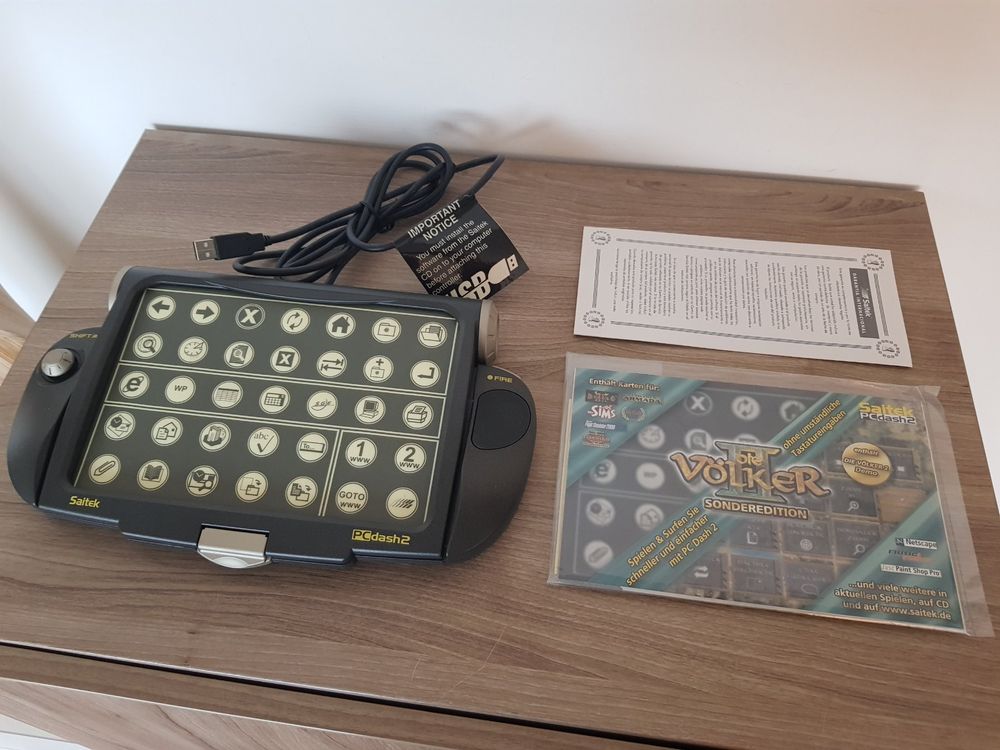 Saitek PC Dash2 Strategen-Joystick + neue Overlay-Karte | Kaufen auf Ricardo