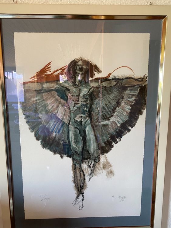 Ikarus - Original v. Rudolf Mirer / Schweizer Maler | Kaufen auf Ricardo