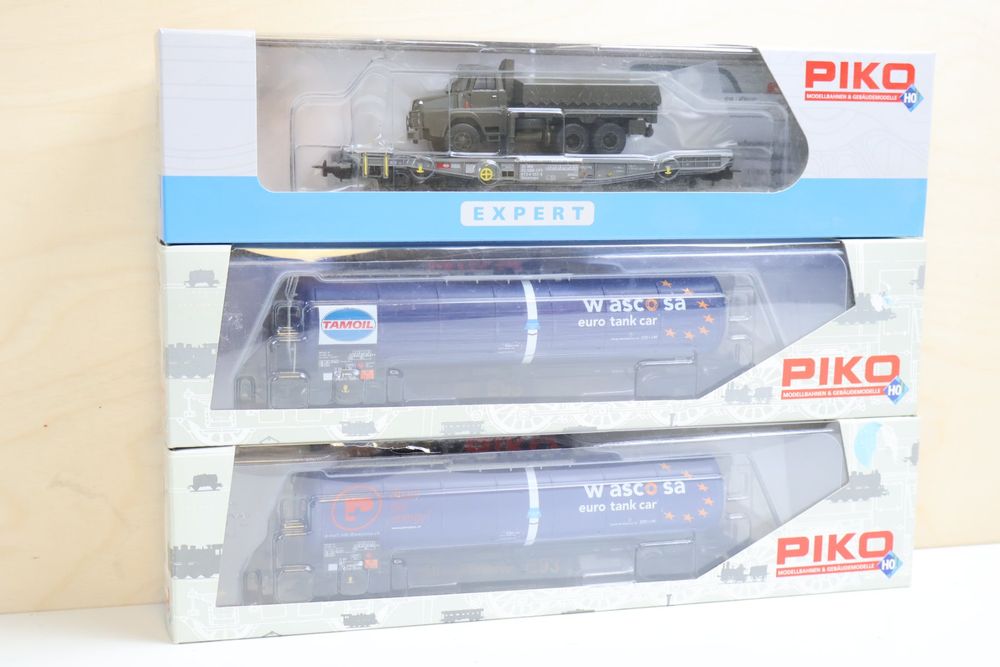 PIKO 3 x Knick-Kesselwagen Wascosa & Schweizer Armee Wagen (Gebraucht) in Winterthur für CHF 113 ...