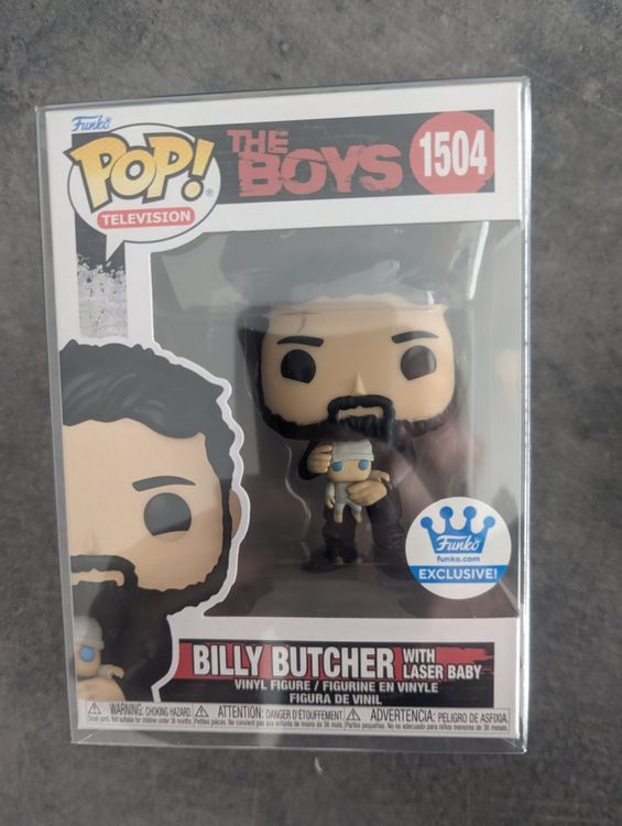 Funko POP Billy Butcher with Laser Kid #1504 Exclusive | Kaufen auf Ricardo