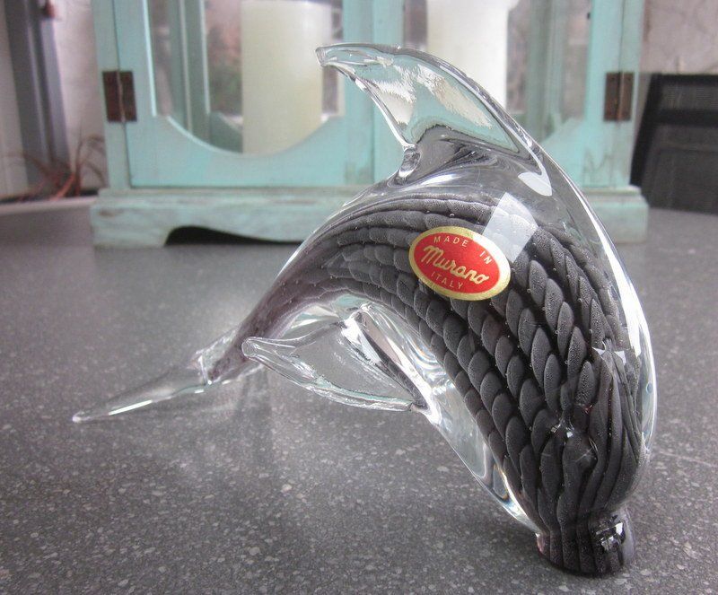 Glasfigur Delphin, Fisch, Murano Italien (Gebraucht) in Bischofszell ...