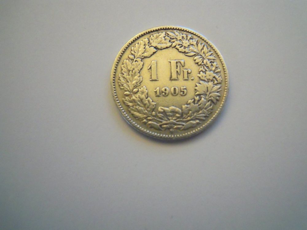 1 Fr. 1905 silber (Gebraucht) in Kriegstetten für CHF 2.85 – mit Lieferung auf Ricardo kaufen