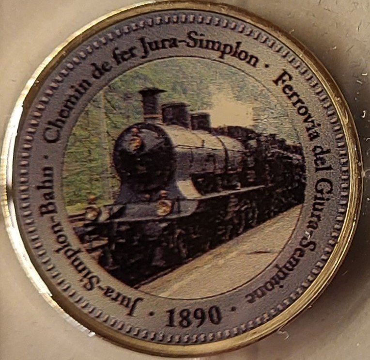 Jura-Simplon-Bahn_1890_mit Zertifikat (Neu (gemäss Beschreibung)) in Hombrechtikon für CHF 2.9 ...