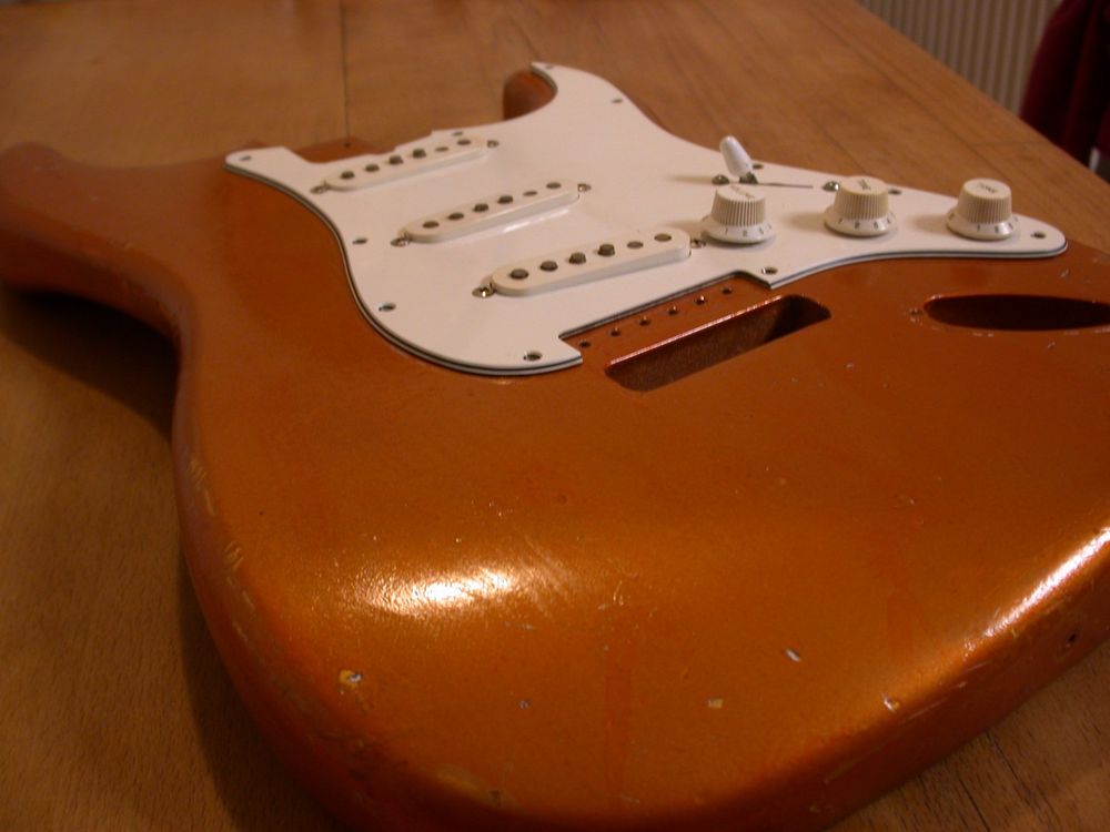1986 fender japan stratocaster body firemist gold metallic (Gebraucht ...