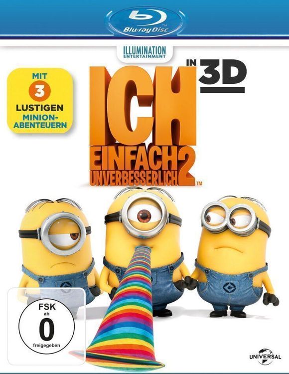 Ich - Einfach Unverbesserlich 2 3D (Blu-Ray) (Neu (gemäss Beschreibung)) in Bern für CHF 4.9 ...
