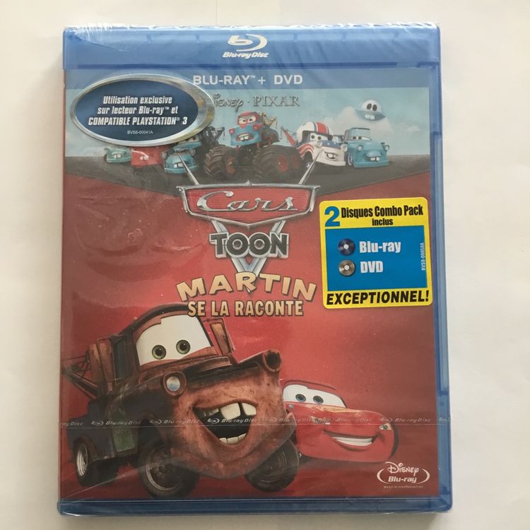 Cars Toon Martin Se La Raconte Blu Ray + Dvd - Kein Deutsch (Neu und ...
