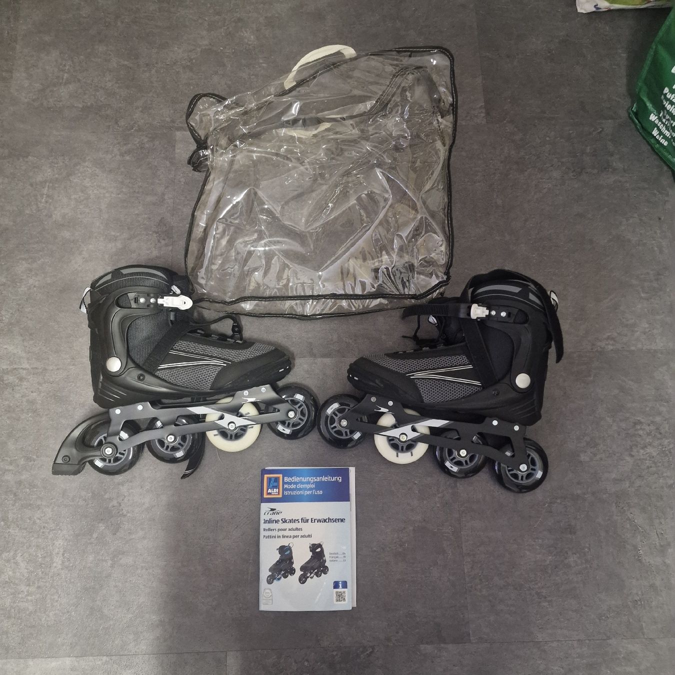 Inline Skates von Crane, Grösse 45, wie neu, mit Tasche! (Neu (gemäss ...