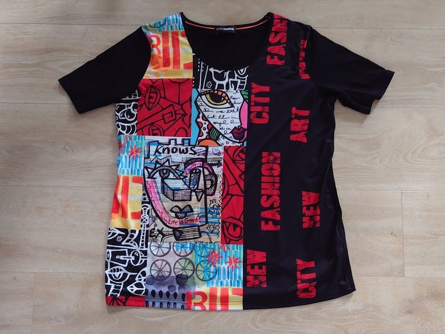 Doris Streich - Buntes Shirt in XL / 46 (Gebraucht) in Rheinau für CHF ...