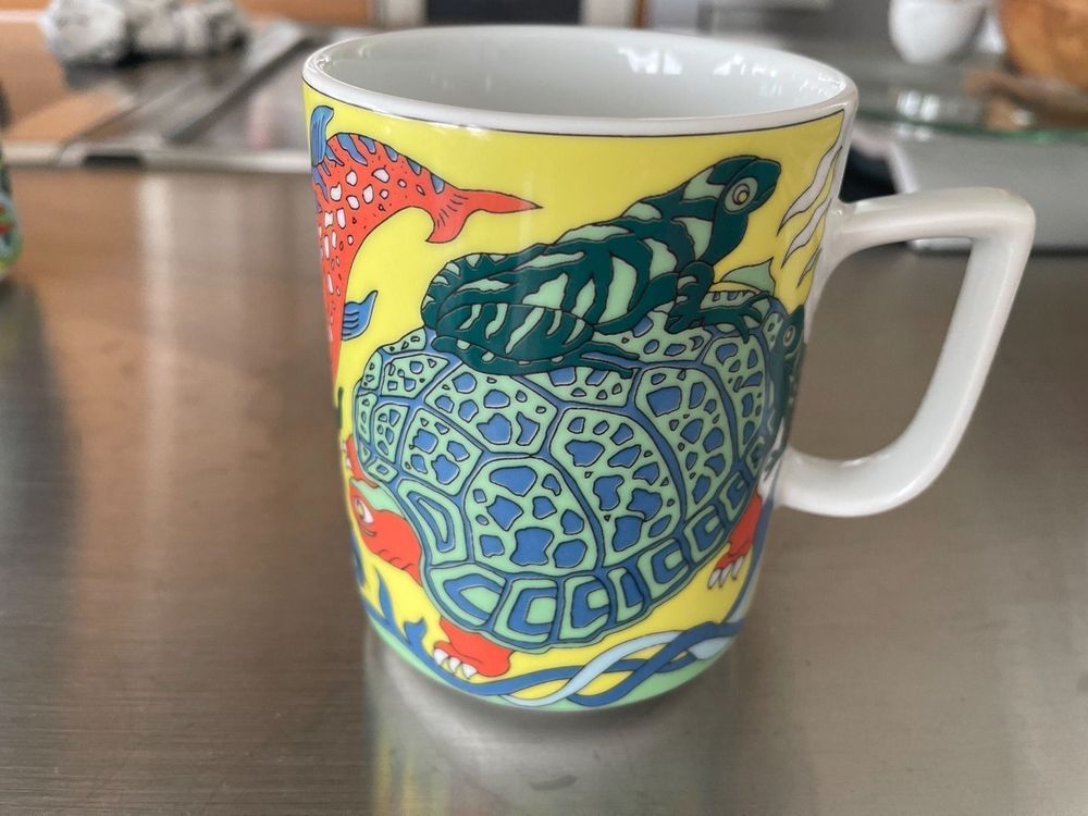Kaffeebecher/Mug BOPLA Langenthal TORTUE gelb NEU | Kaufen auf Ricardo