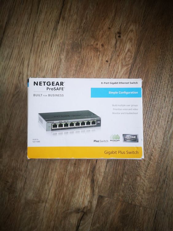 NETGEAR ProSafe 8-Port Gigabit Ethernet Switch (Neu (gemäss ...