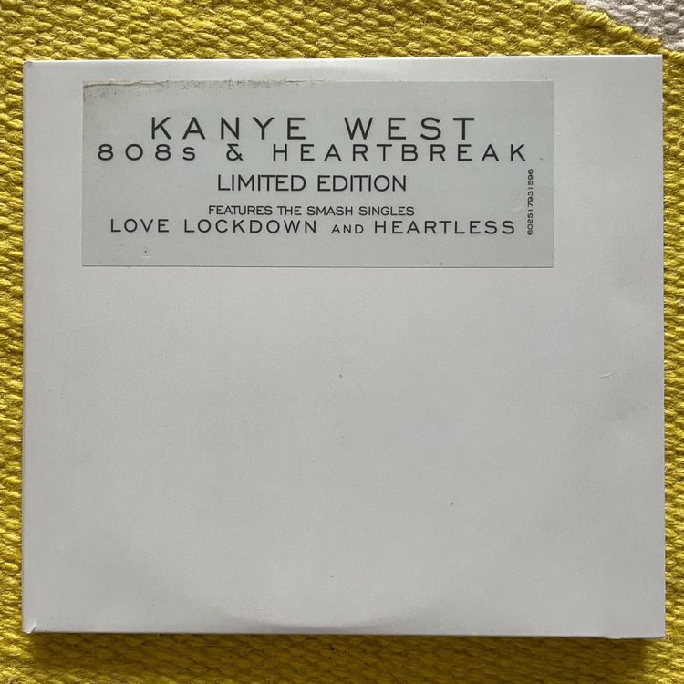 KANYE WEST-808S&HEARTBREAK LIMITED EDITION (DIGIPACK) | Kaufen auf Ricardo