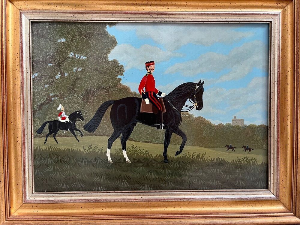 Vincent Haddelsey, Naive Kunst, Öl auf Leinwand (Gebraucht) in ...