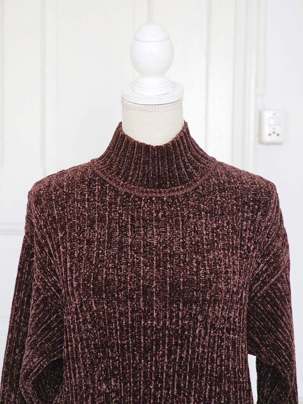 Kuscheliger Chenille Crop Pullover Braun H&M Gr. S (Gebraucht) in Ried ...