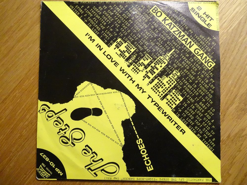 7", Bo Katzman Gang, I'm in Love with my Typewriter, Limited | Kaufen ...