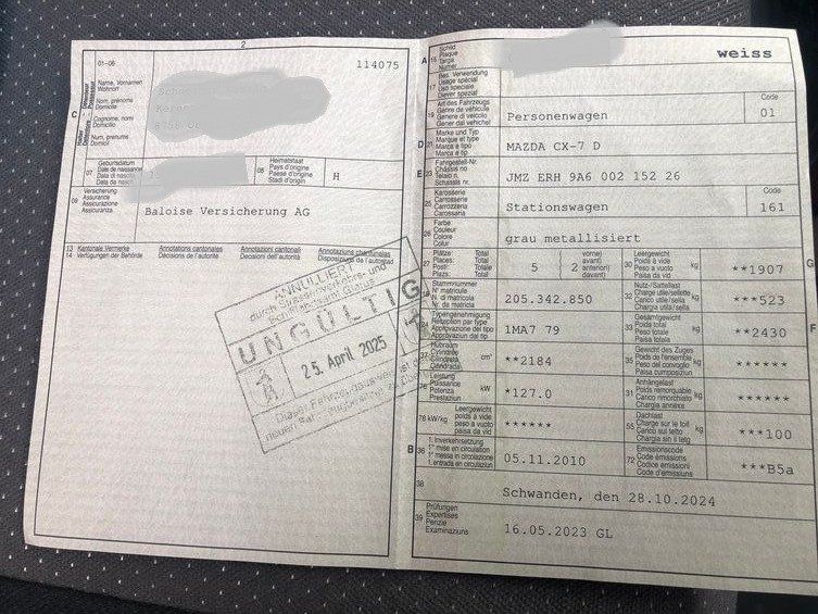 MAZDA CX auf Winterreifen Familienauto SUV (Gebraucht) in Näfels für ...